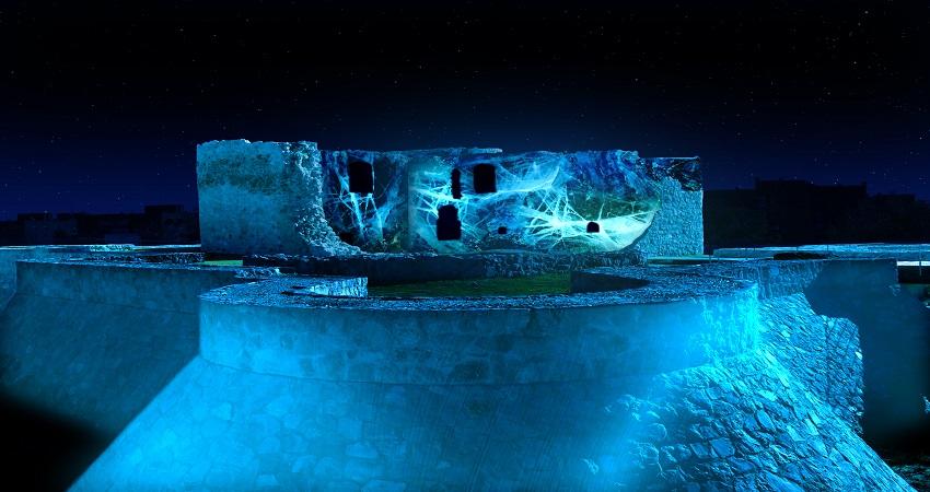 El Castillo de la Alameda de Barajas se transforma en un gran iceberg ...